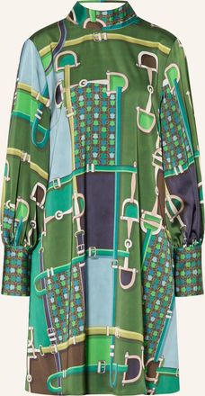 Annas Annas Schluppenkleid Aus Satin gruen