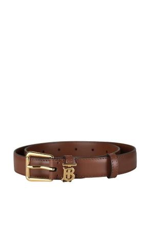 Burberry G&uuml;rtel - Brown Leather Belt - Gr. M - in Schwarz - f&uuml;r Damen