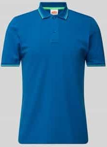 Sundek Poloshirt mit kurzer Knopfleiste Modell Brice