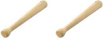 Westmark Pilon à Caipirinha/Bar/Pilon à Cocktail/Broyeur de Glace, longueur : 22 cm, en Bois, Woody, brun clair, 62802270 (Lot de 2)