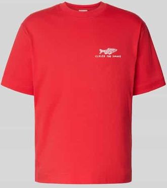 Closed Regular Fit T-Shirt mit Statement-Print