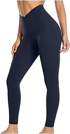 Generic Legging de yoga pour femme - Taille haute - Opaque - Pantalon de yoga - Pantalon de sport - Stretch l&eacute;ger et confortable - Pantalon de yoga - Legging 