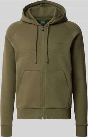 HUGO BOSS Sweatjacke aus Baumwollmix Modell Saggy