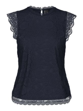 Pieces Pcolline Sl Lace Top Noos