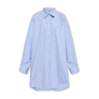 Maison Margiela Oversize Hemd - - Blouses & Shirts - Damen - Blau - XS