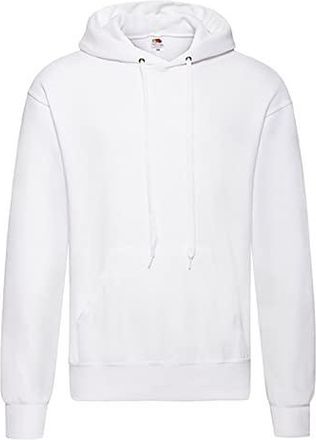 Fruit Of The Loom Classique Sweatshirt &agrave; Capuche, Blanc, M Homme