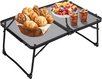 Generico Klappbarer Campingtisch, zusammenklappbar, f&uuml;r den Au&szlig;enbereich, 60 x 40 cm