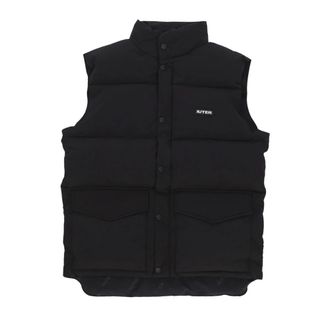 Iuter Schwarze Puffweste &Auml;rmellose Daunenjacke - - Jackets - Herren - Schwarzk - 2XL