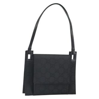 Gucci Pre-owned Nylon Schultertasche - - Pre-owned - Damen - Schwarzk - ONE SIZE