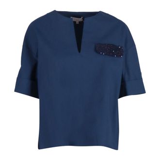 Antonelli Damen, Oberteile, Blau, XLGr&ouml;&szlig;e