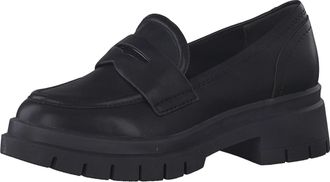 Tamaris Damen Slipper, Frauen Slip On,Comfort Lining,TOUCHit-Fu&szlig;bett,schluepfschuhe,College Schuhe,Businessschuhe,Slip-ons,Black MATT,40 EU