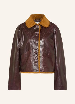 Claudie Pierlot Claudie Pierlot Lederjacke rot