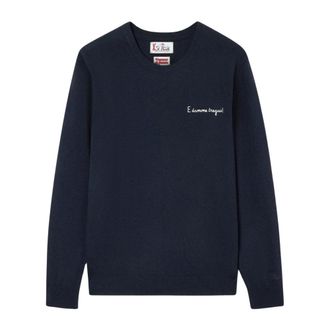 MC2 Saint Barth Heron Pullover - - Knitwear - Herren - Blau - ONE SIZE