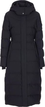 Moose Knuckles parka à patch logo - Noir