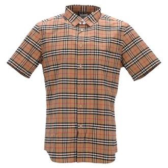 Burberry Baumwolle tops - - Shirts - Herren - Beige - XL