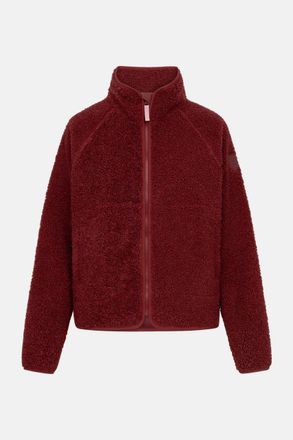 Derbe Derbe Damen Fleecejacke Kuschelby Rot Teddy