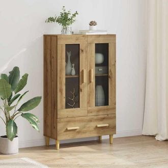 vidaXL vidaXL Haut Armoire Ch&ecirc;ne artisanal 70 x 31 x 115 cm Bois ding&eacute;nierie