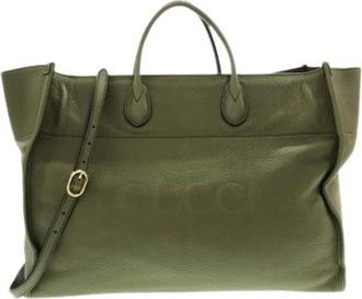 Gucci unisex, Pre-owned, Vert, Taille: ONE Size Sac cabas vintage Pre-owned