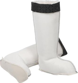Garneck VANZACK Doublures Chaudes Amovibles pour Bottes de Pluie Homme L 45 CM Semelles Int&eacute;rieures Isolantes en Coton Peluche &Eacute;pais Protection Imperm&eacute;able po