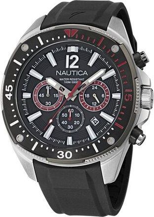 Nautica Uhr Sporty Chronograph NAPBSS501 Silberfarben