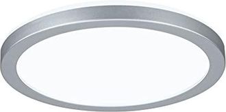 Paulmann 71004 LED Panel Atria Shine 190mm rund incl. 1x11,2 W Tageslichtwei&szlig; Chrom matt Lichtpanel Kunststoff Deckenpanel 4000 K