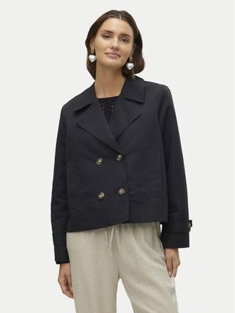 Vero Moda Tenchcoat Chloemia 10308267 Schwarz Regular Fit