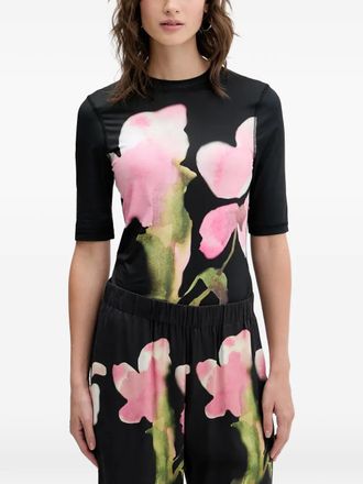 Stine Goya floral top - Schwarz