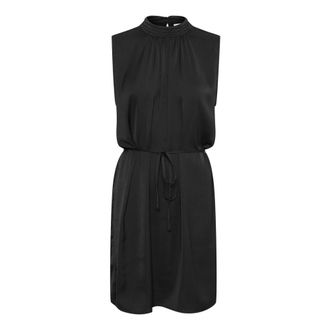 Saint Tropez Schwarzes Kleid mit Ausschnittsdetail - - Dresses - Damen - Schwarzk - 2XL