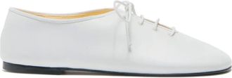 Proenza Schouler ballerines Glove &agrave; lacets - Blanc