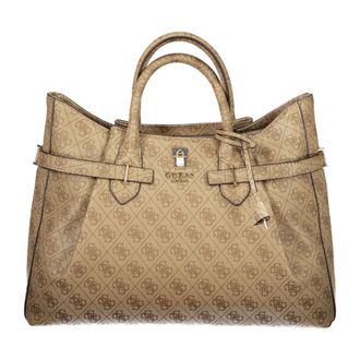 Guess Femme, Sacs, Beige, Taille: ONE Size Sac &agrave; main Yesba