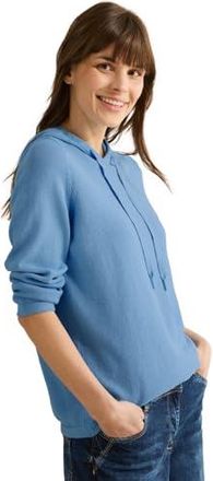 Cecil B303174 Sweat à Capuche léger, Bleu Clair Frais, L Femme