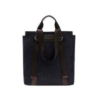 Guess Sac tote bag Oslo zipp&eacute; en coton m&eacute;lang&eacute;