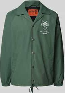 Deus Jacke mit Reverskragen und Eingrifftaschen