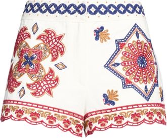 Farm Rio OFF-WHITE MARYS TILES SHORTS