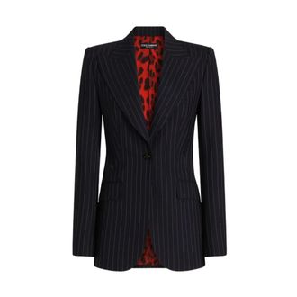 Dolce & Gabbana Einknopf-Blazer - - Jackets - Damen - Blau - L
