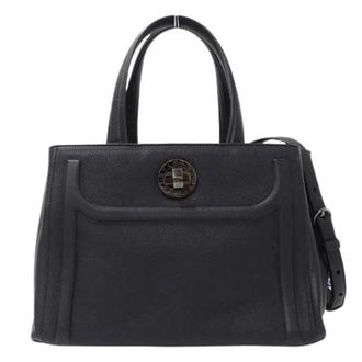 Bulgari Sac &agrave; main vintage Pre-owned - Femme - Pre-owned - Noir - Taille: ONE Size