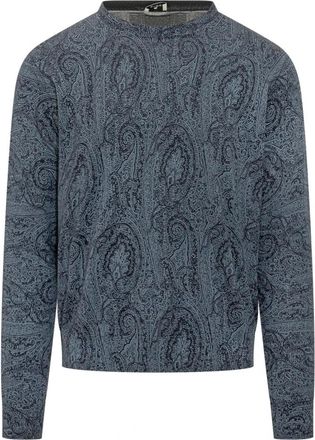 Etro Homme, Pulls, Multicolore, Taille: 2XL Pull Tricot&eacute; Ras du Cou