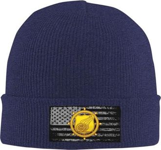Generic Corps des Transports De LArmée Femme Homme Bonnets Tricoté Doux Bonnets Hiver Souple Watch Cap pour Jogging Course À Pied Toutes Les Saisons