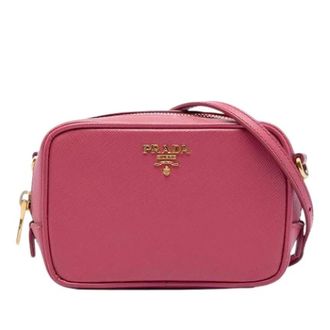 Prada Pre-owned Saffiano Umh&auml;ngetasche - - Pre-owned - Damen - Rosa - ONE SIZE