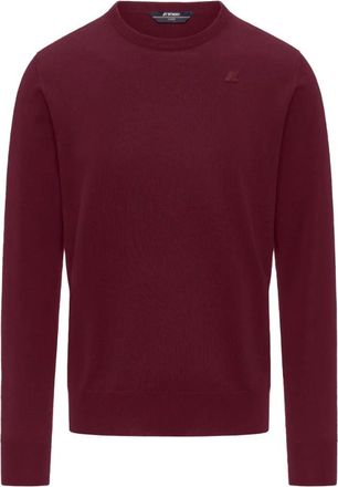 K-Way Sebastien Merino Sweater - - Knitwear - Herren - Rot - M