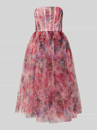 Lace & Beads Cocktailkleid im Stufen-Look