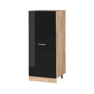 Vicco Meuble pour four R-Line, Noir Haute brillance, 60 cm