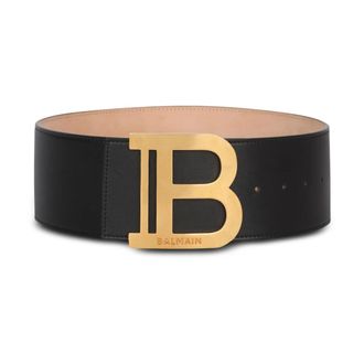 Balmain Femme, Accessoires, Noir, Taille: 85 CM B-Belt