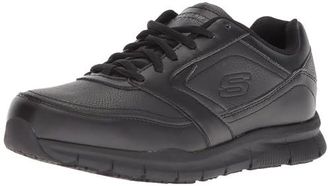Skechers Chaussures de Service Alimentaire Nampa-wyola pour Femme, Noir, 36 EU