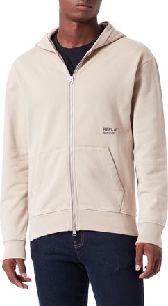 Replay Herren M6268 Kapuzenpullover, 803 Light Taupe, XXL