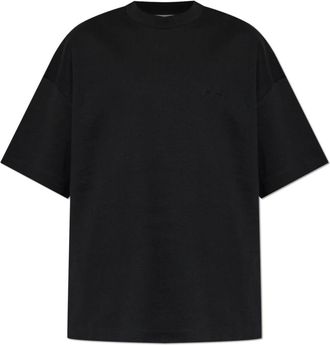 Fear of God Homme, Tops, Noir, Taille: 3XL T-Shirt avec Logo Brod&eacute;