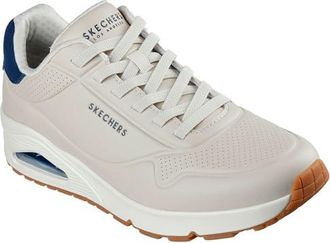 Skechers Baskets Uno Tailored Air pour Homme, Naturel/Bleu, Pointure 40