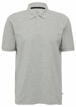 QS by s.Oliver Herren 2165559 Polo Shirt, grau meliert, XXL