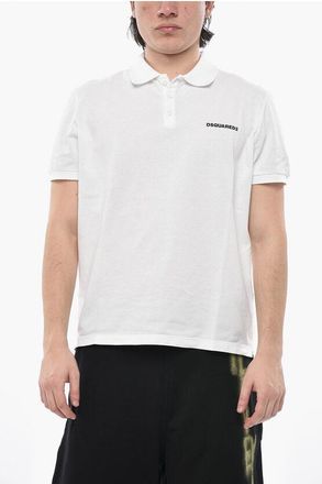 Dsquared2 Solid Polo TENNIS FIT with Embossed Logo size Xxl