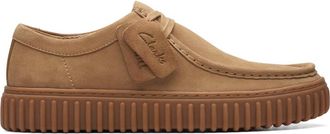 Clarks Schn&uuml;rschuhe Torhill Lo aus Rauleder in Mokassin-Form in